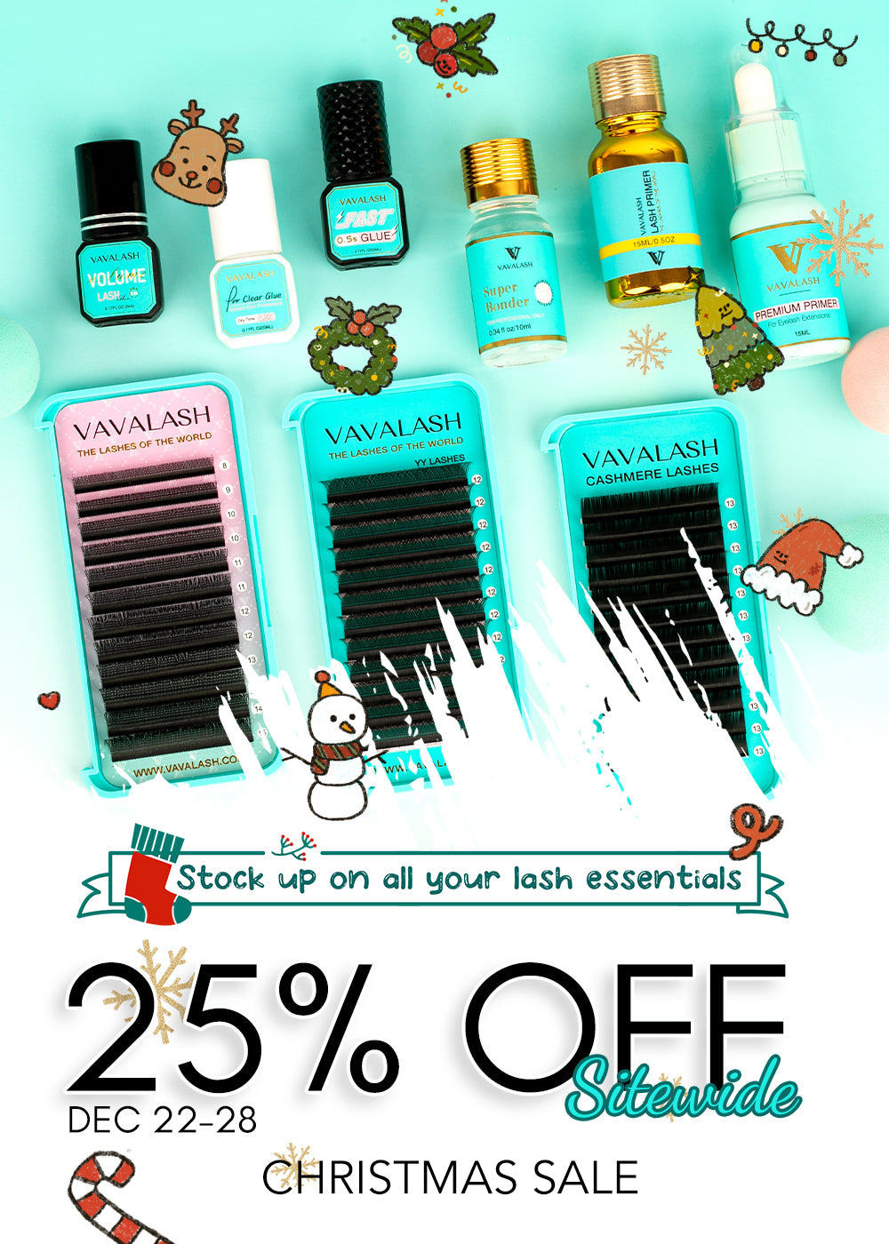Eyelash Extensions Professional Salon Supplies | VAVALASH